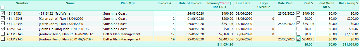 Xero export Invoices & import Payments - NDIS - eTrack Practice ...