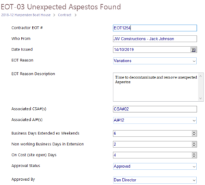 Contract Administration - eTrack Practice Management Software