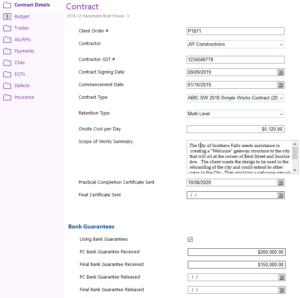Contract Administration - eTrack Practice Management Software