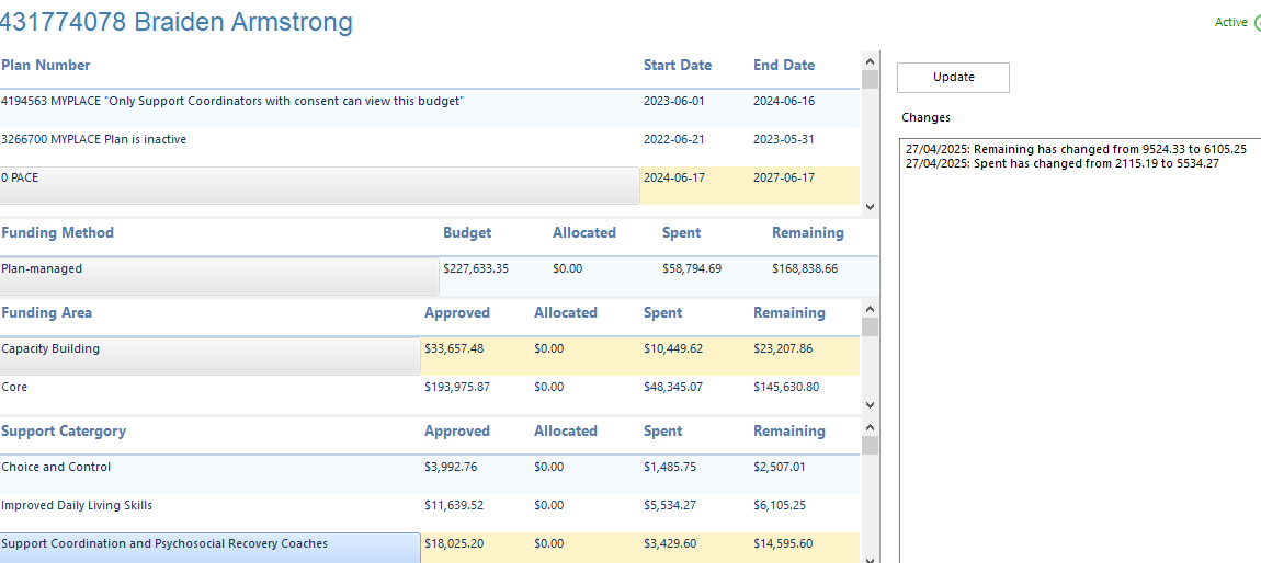 myNDIS Interface - NDIS - eTrack Practice Management Software